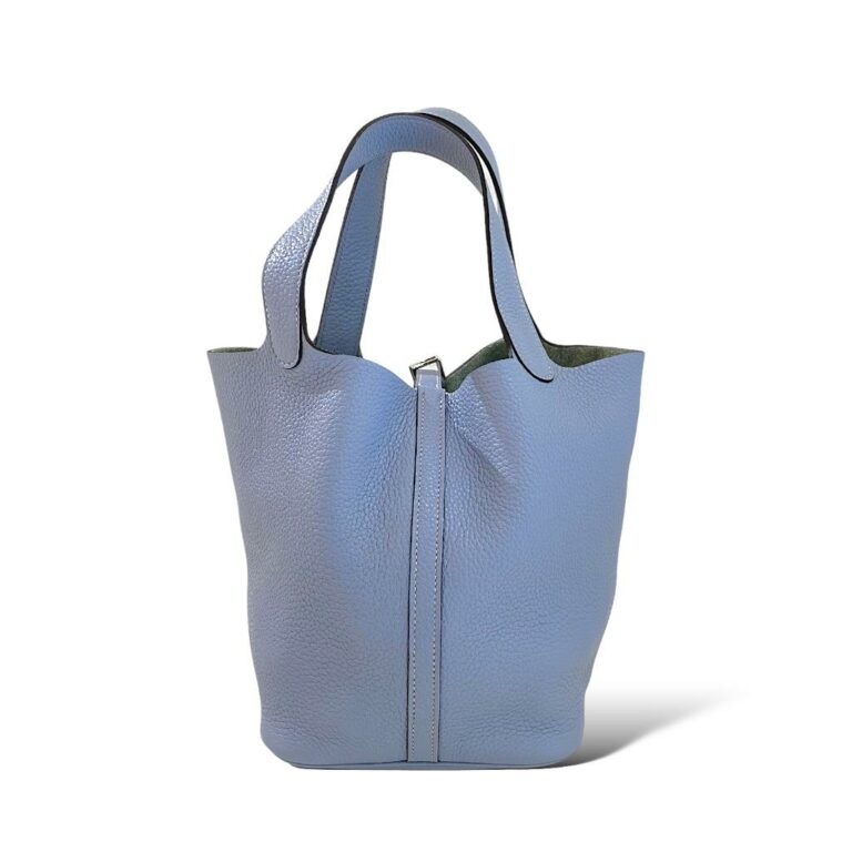 Hermes Picotin 22 Blue Lin PHW – The Luxury Flavor