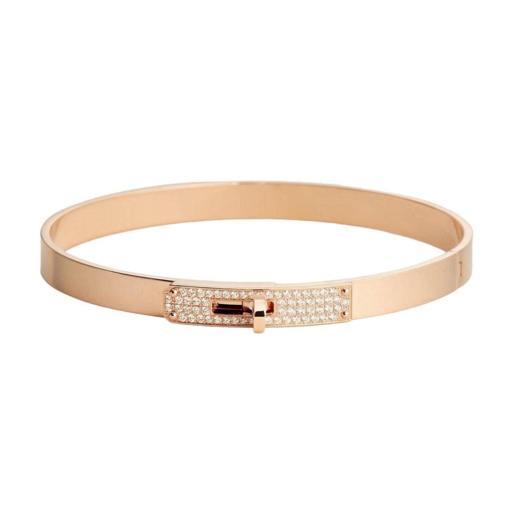 Hermes Kelly bracelet Rose Gold Small Model | The Luxury Flavor