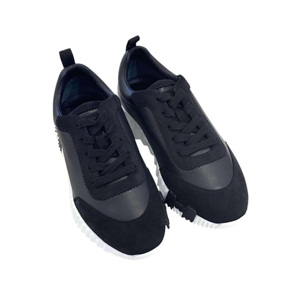 Hermes Bouncing 44.5 EU Black Sneakers | The Luxury Flavor