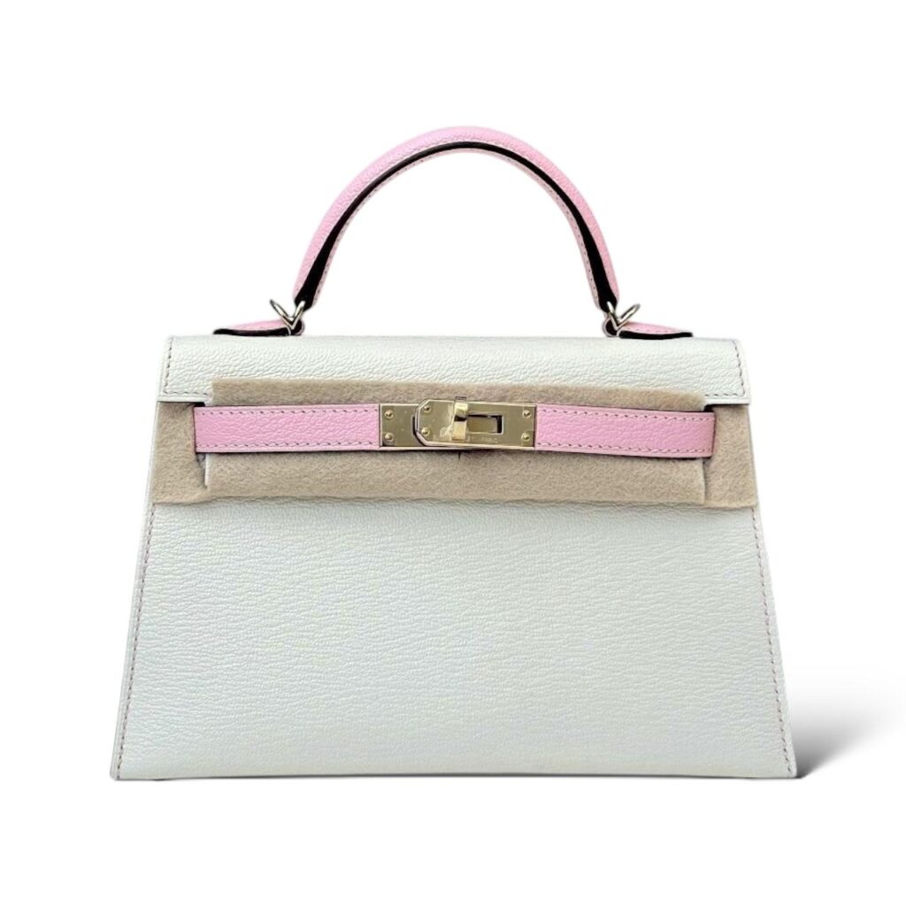 Hermes Kelly Mini SO Rose Sakura/Nata Chevre PBHW – The Luxury Flavor