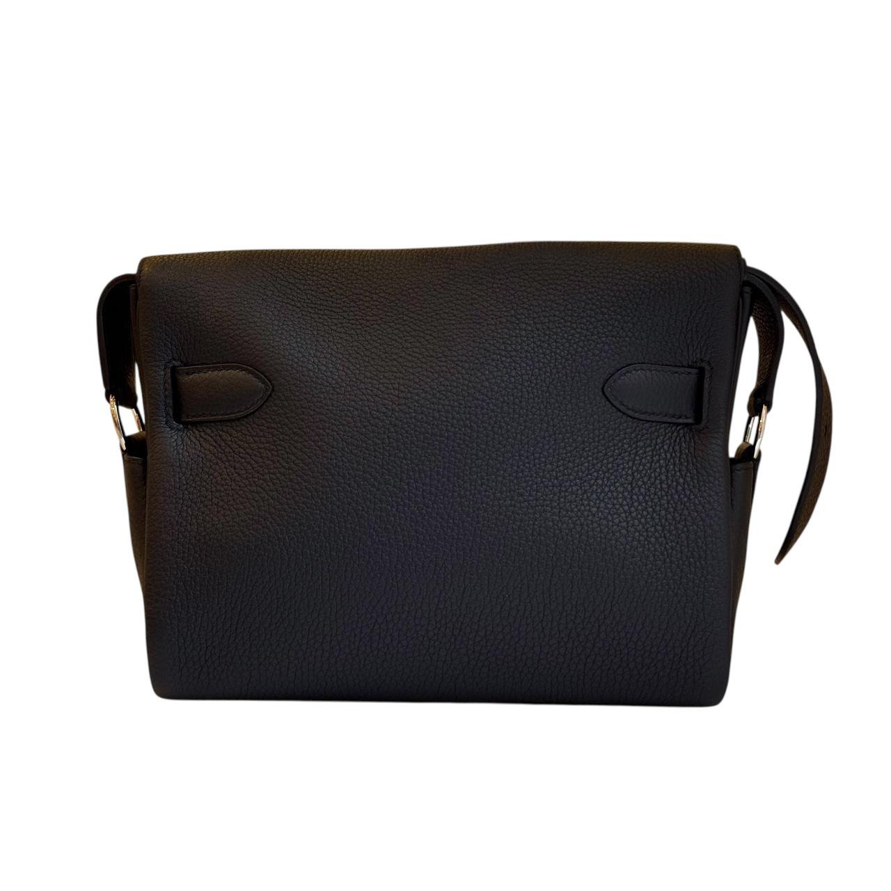 Hermes Kelly Messenger Black Togo PHW PM – The Luxury Flavor