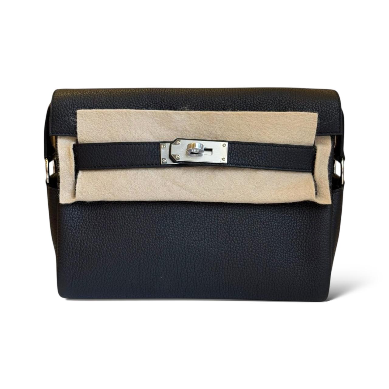 Hermes Kelly Messenger Black Togo PHW PM – The Luxury Flavor