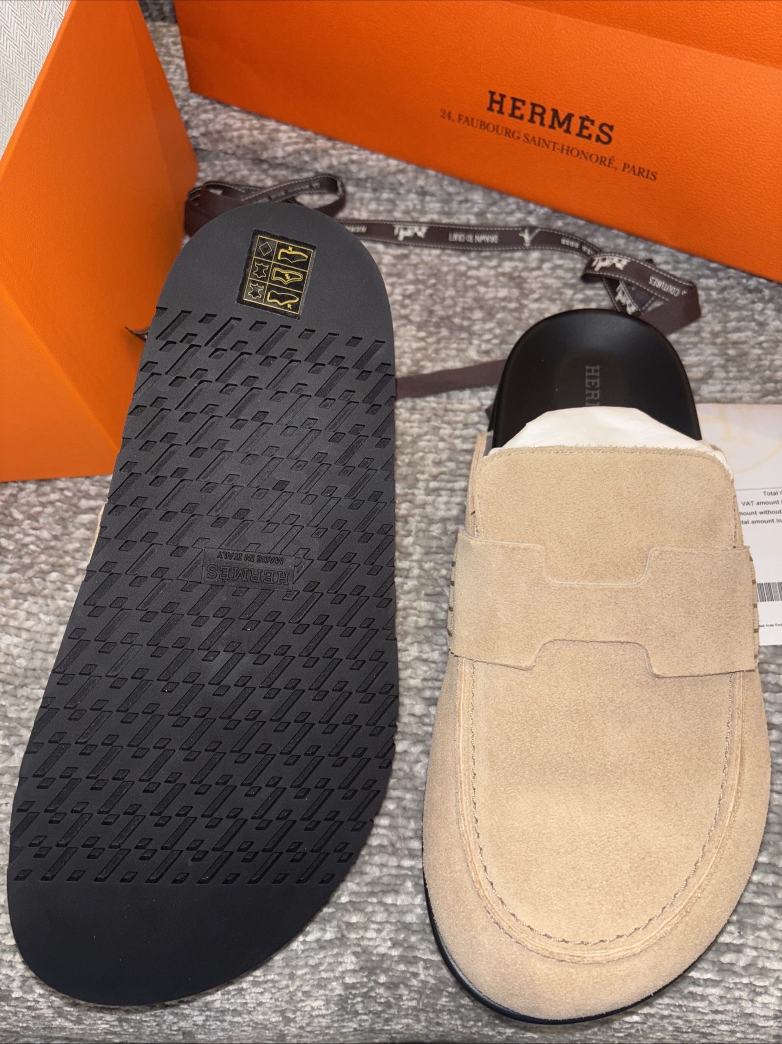 Hermes Go Mule Beige Suede Calfskin 36.5 EU – The Luxury Flavor