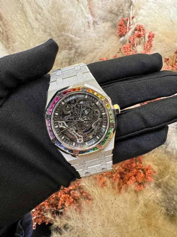 Audemars Piguet Royal Oak Frosted White Gold Double Balance Wheel ...