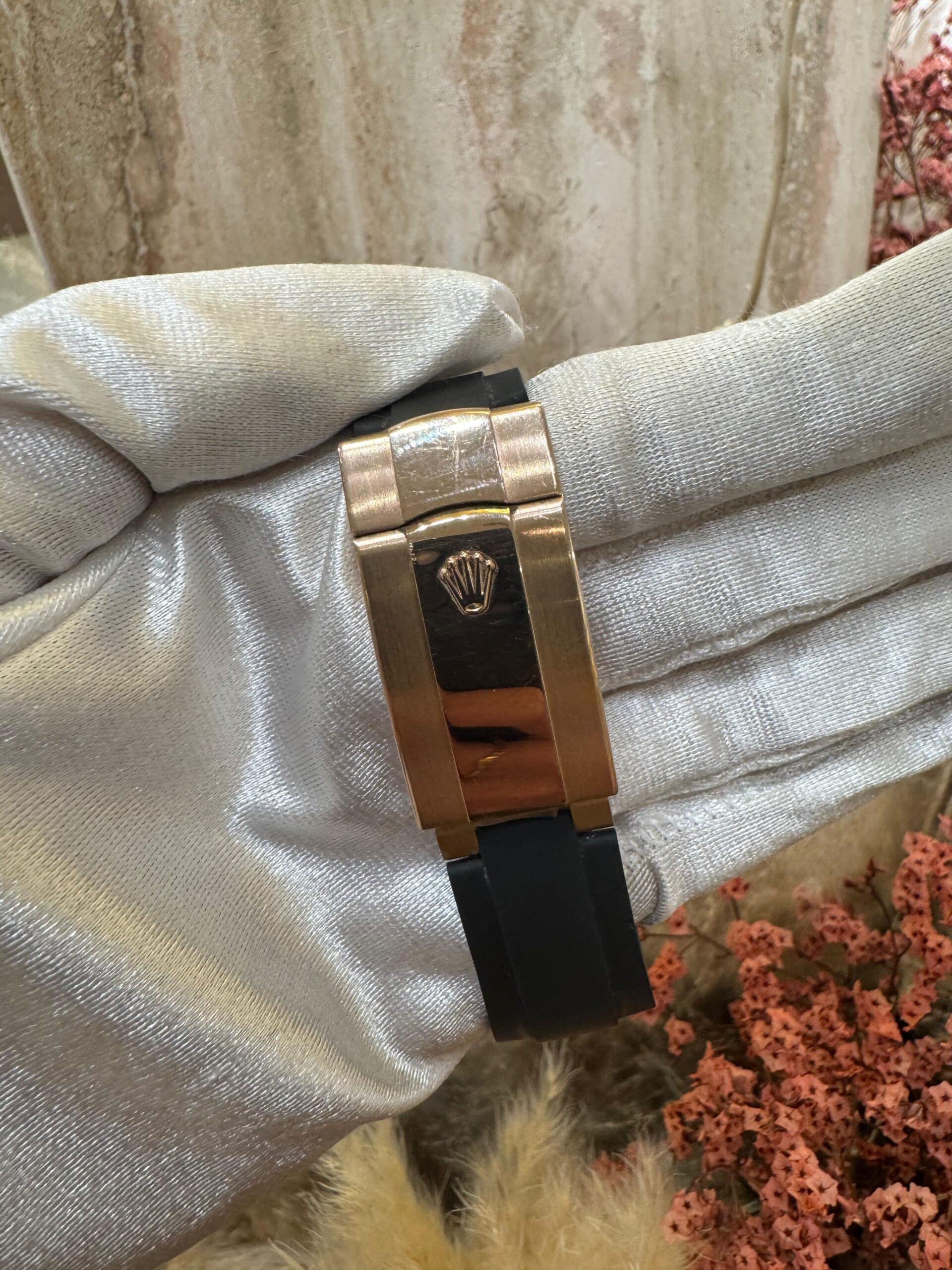 Rolex Sky-Dweller 42mm 336235 Everose Gold Chocolate Dial Oysterflex ...