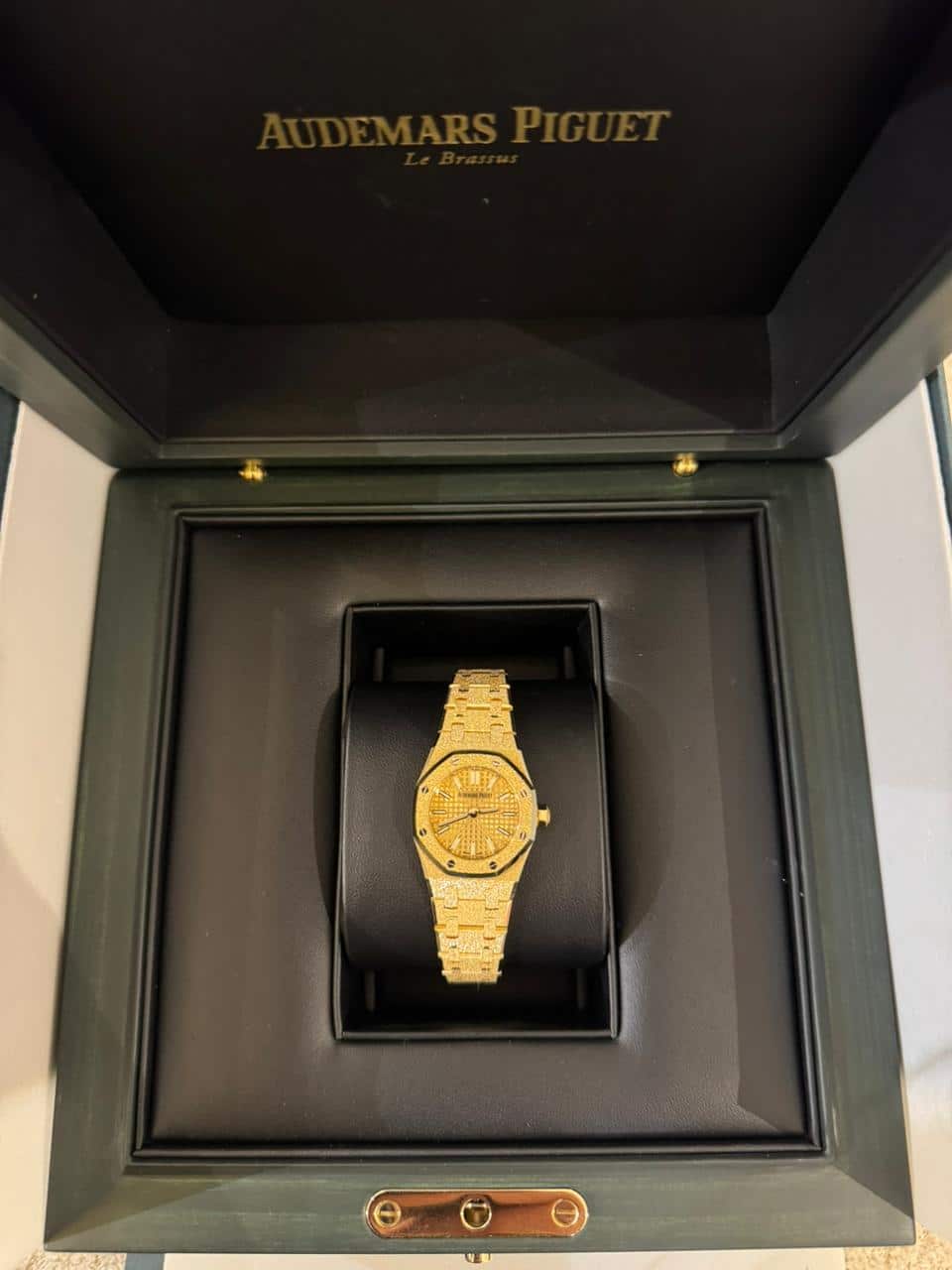 Audemars Piguet Mini Royal Oak 23mm 67630BA.GG.1312BA.01 Frosted Yellow ...