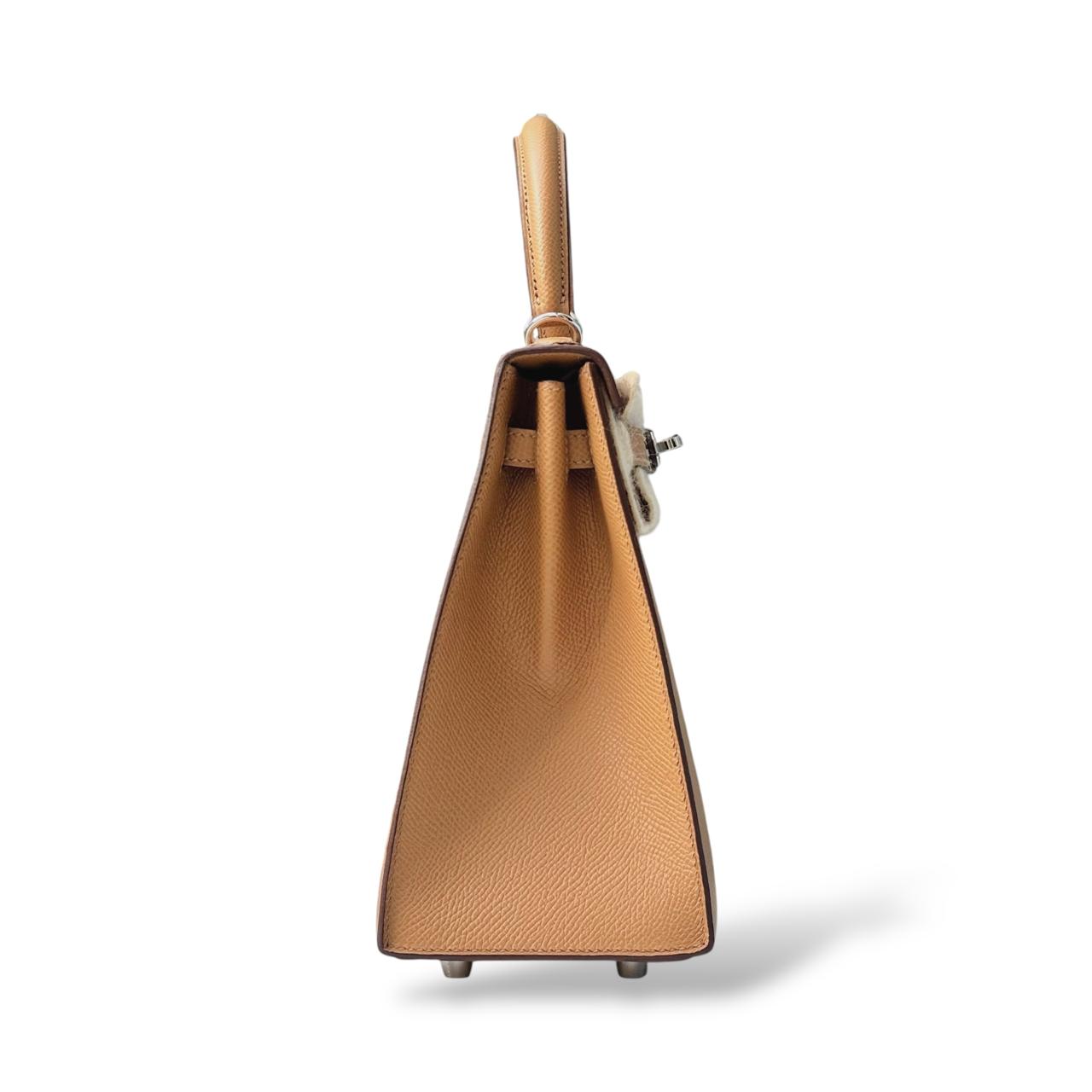 Hermes Kelly 25 Biscuit Epsom PHW – The Luxury Flavor