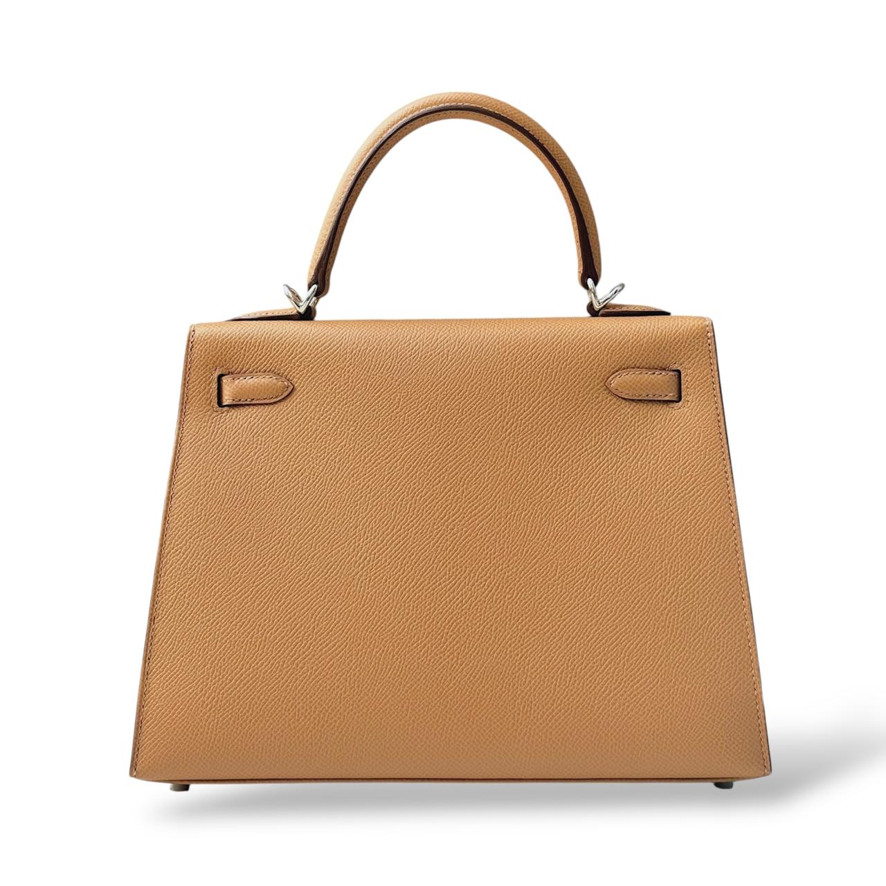 Hermes Kelly 25 Biscuit Epsom PHW – The Luxury Flavor