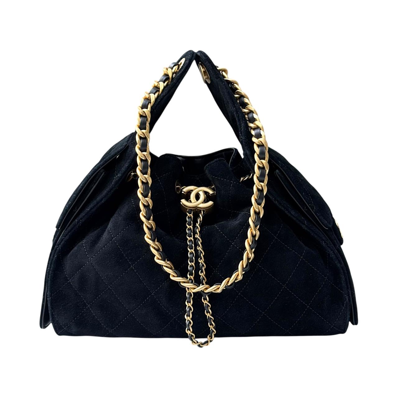 Chanel Small Size Black Suede – The Luxury Flavor