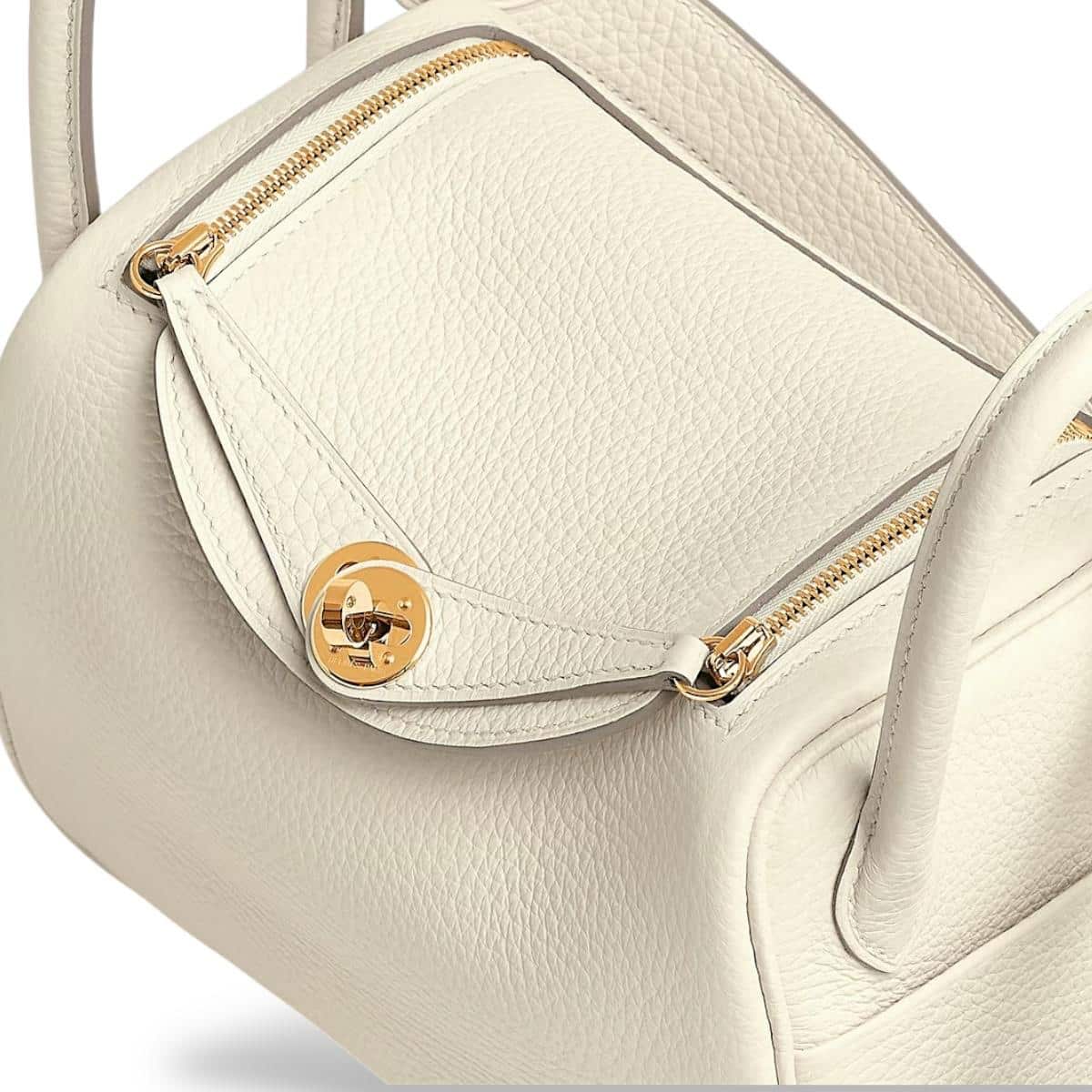 Hermes Mini Lindy So Cream Clemence GHW – The Luxury Flavor